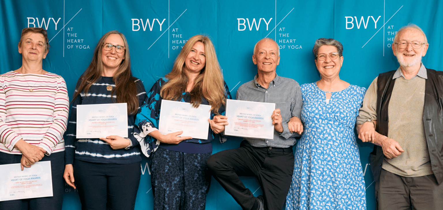 BWY announces Heart Of Yoga Award winners - The British Wheel of Yoga